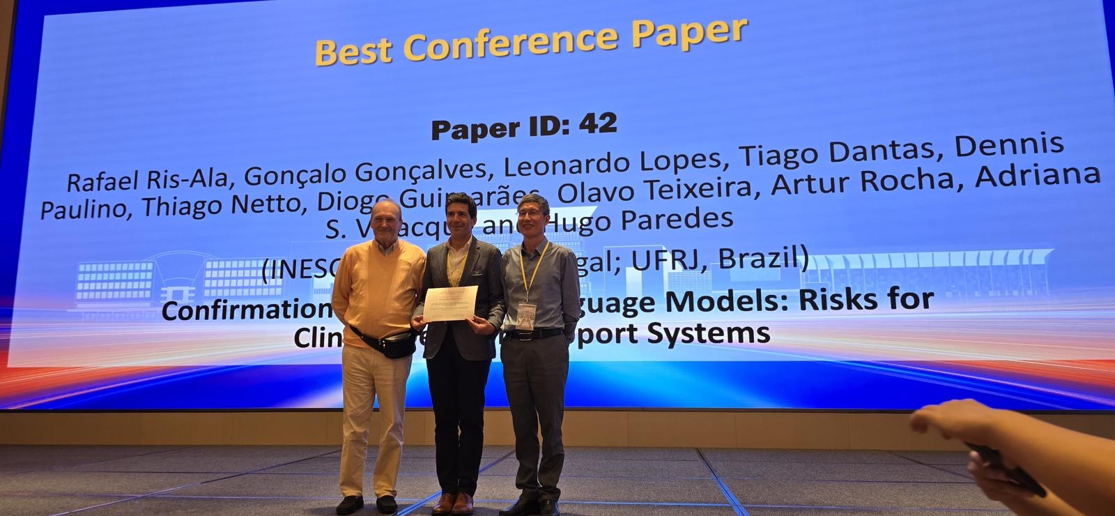 INESC TEC paper revealing bias in language models wins award at IEEE ...